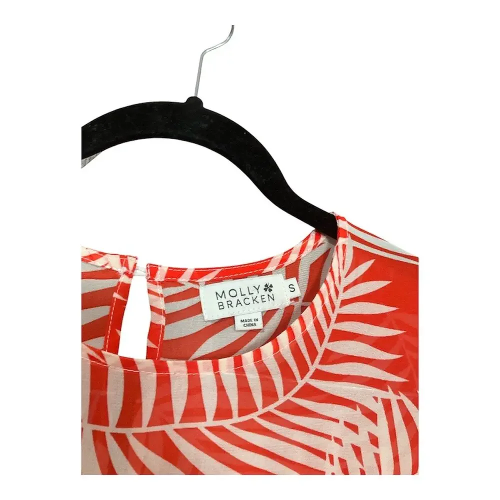 Molly Bracken | Tops | Molly Bracken Top Small Women Orange | Poshmark